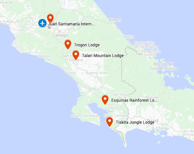 Southern Costa Rica Birding & Guided Nature Tours | Naturalist Journeys